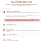 What is Hello Bar for? - Living The Laptop Life! It Converts Your Visitors Into Customers